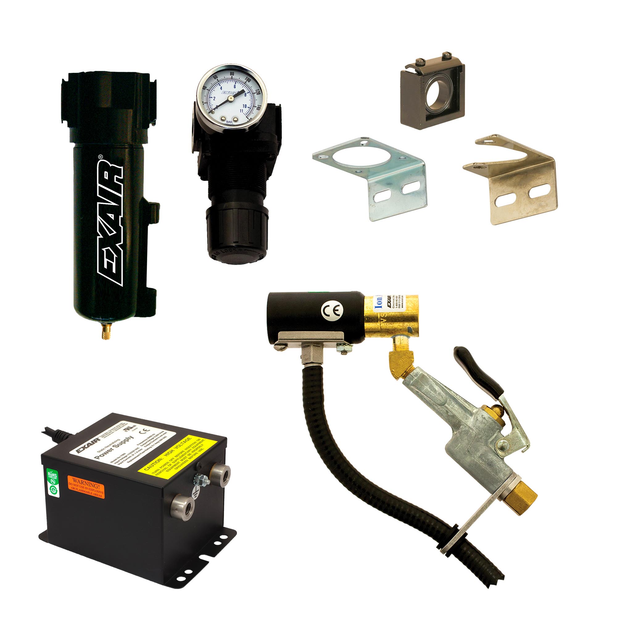 EXAIR Model 8493 Gen4® Ion Air Gun™ Kit